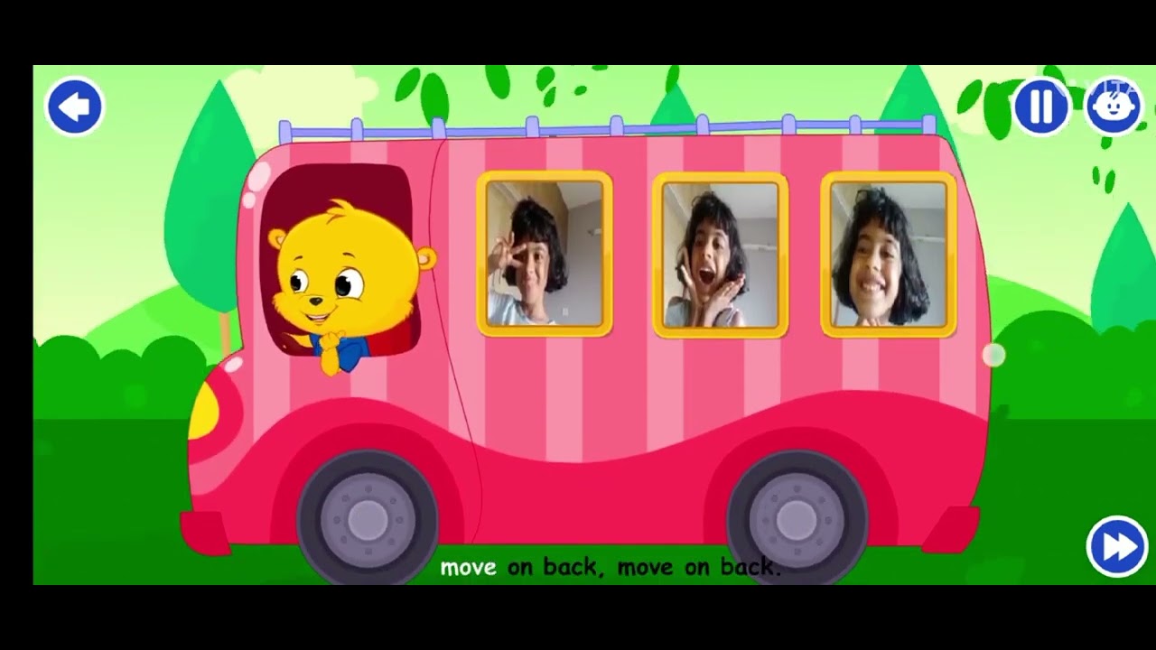 Wheels on the bus kids rhymes with 0.75 speed and funny Baritone voice ...