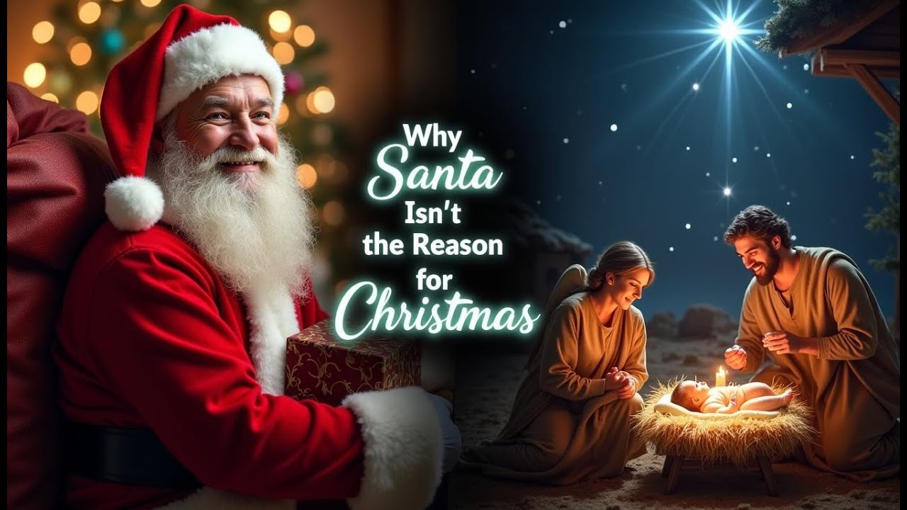 Why Santa Isn't the Reason for Christmas according to the bible #bible ...