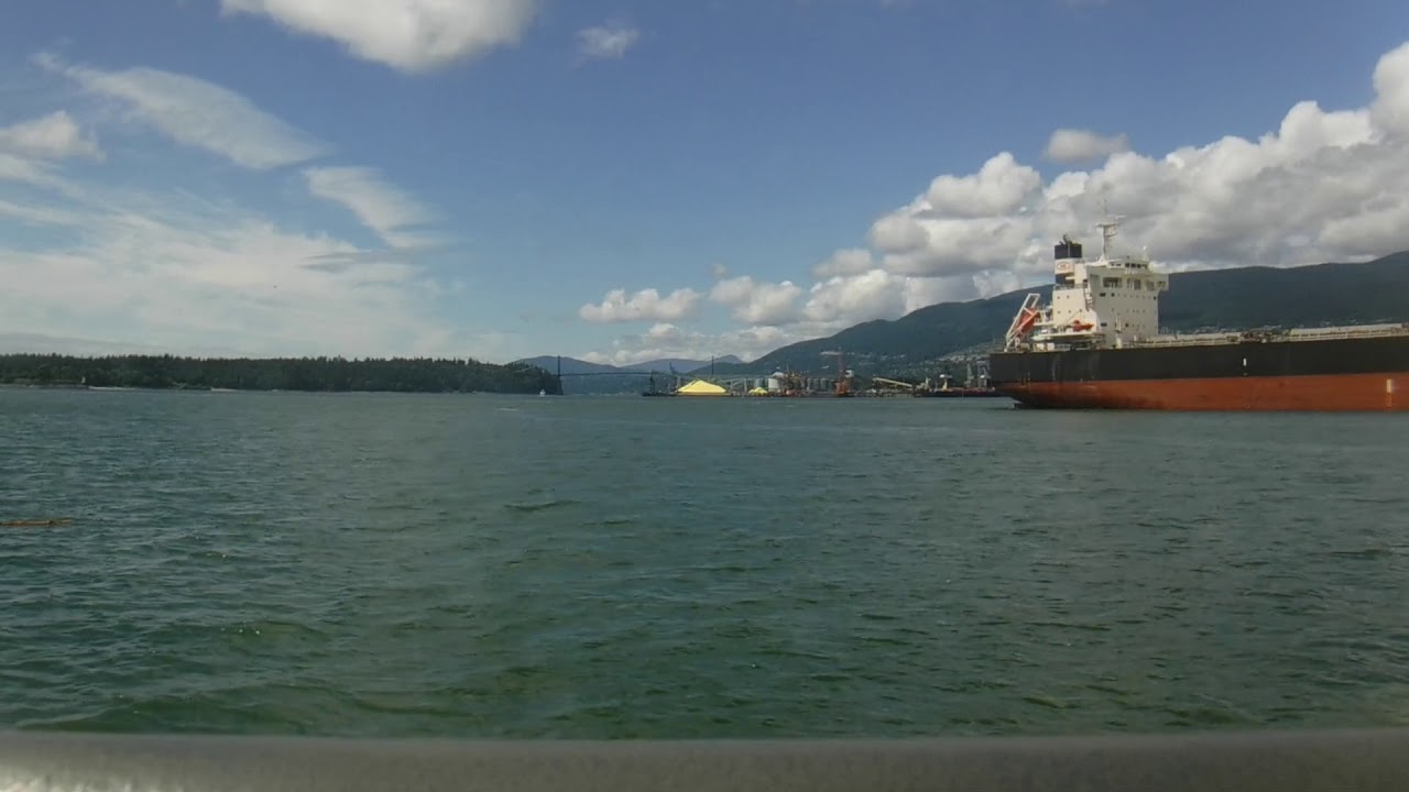 Seabus Ride From Lonsdale Quey to Downtown Vancouver, BC - YouTube