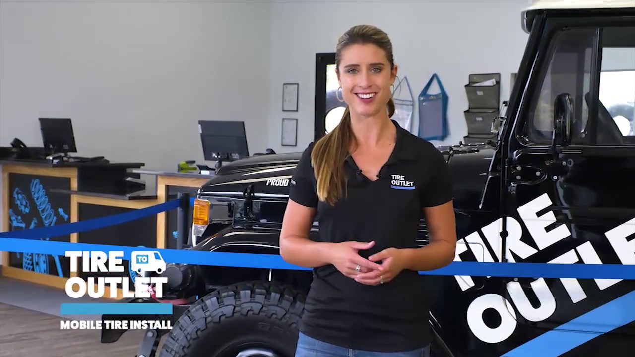 Mobile Tire Installation with Tire Outlet - YouTube