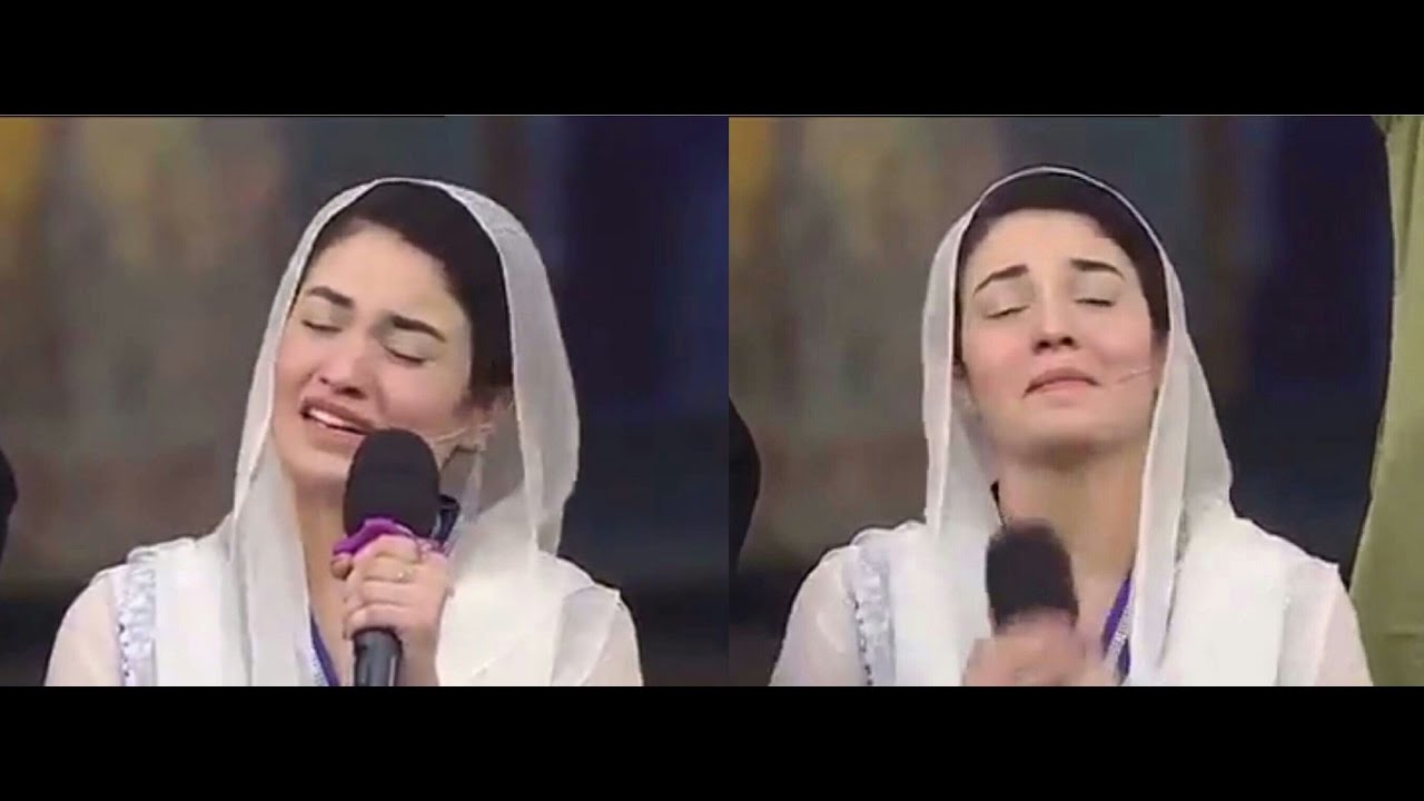 Beautiful girl crying on live show while singing for the APS martyrs ...
