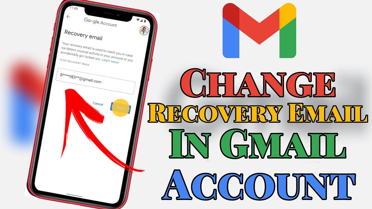 How to change and Delete Recovery Email in Gmail | Gmail Par Recovery ...