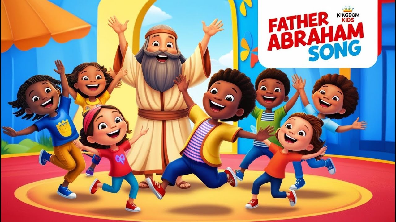 Father Abraham Song for Kids 🎶 | Fun & Interactive Bible Song with ...