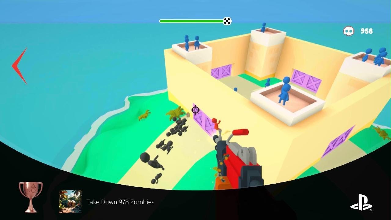 Swarm Madness ~ Take Down 978 Zombies Trophy - YouTube