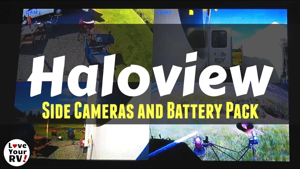 Haloview Wireless Side Mount Cameras for the RV + Battery Pack - YouTube