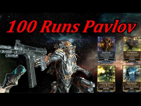 100 Runs of Pavlov Spy-Warframe - YouTube