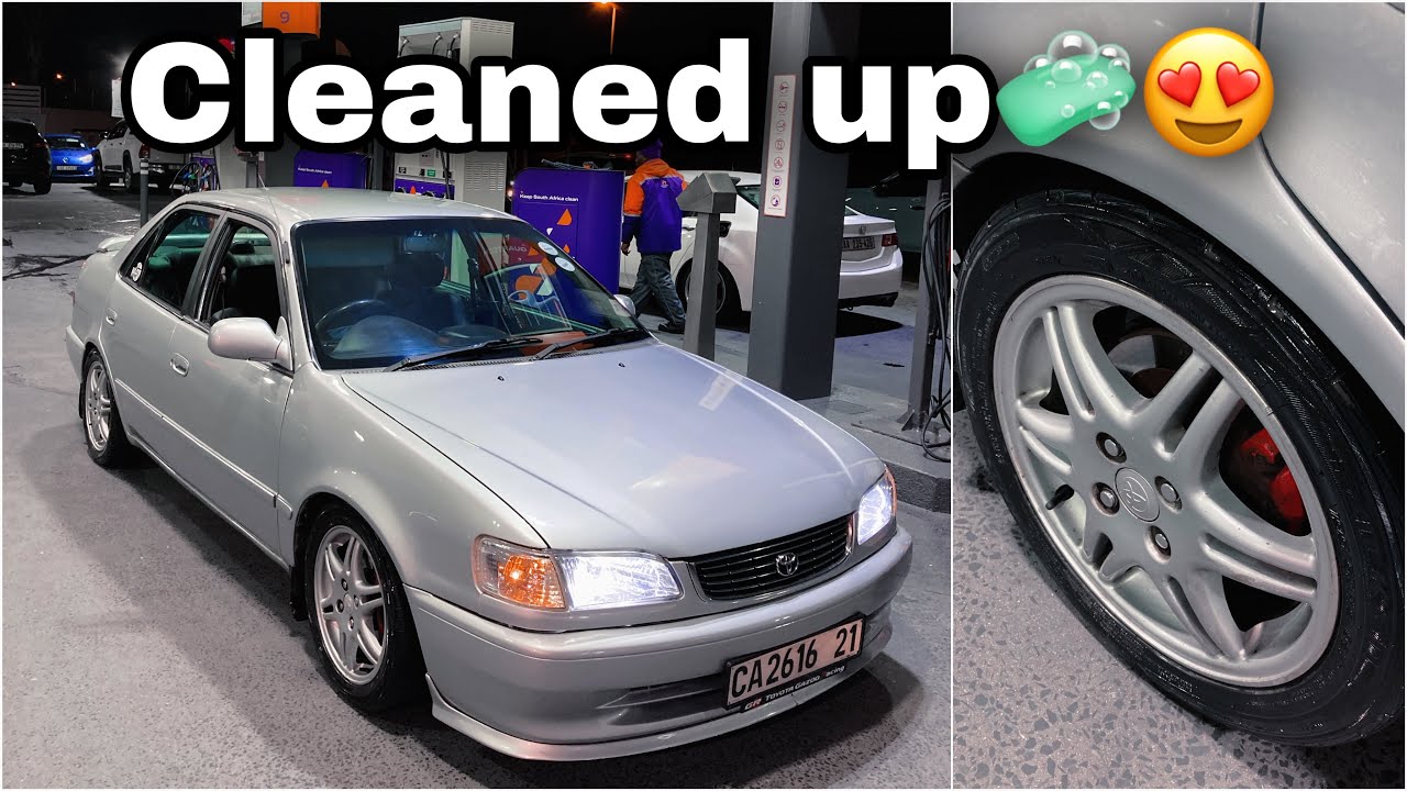 Cleaning my Corolla AE111 after weeks | SUPER SATISFYING FINISH😍😫 - YouTube