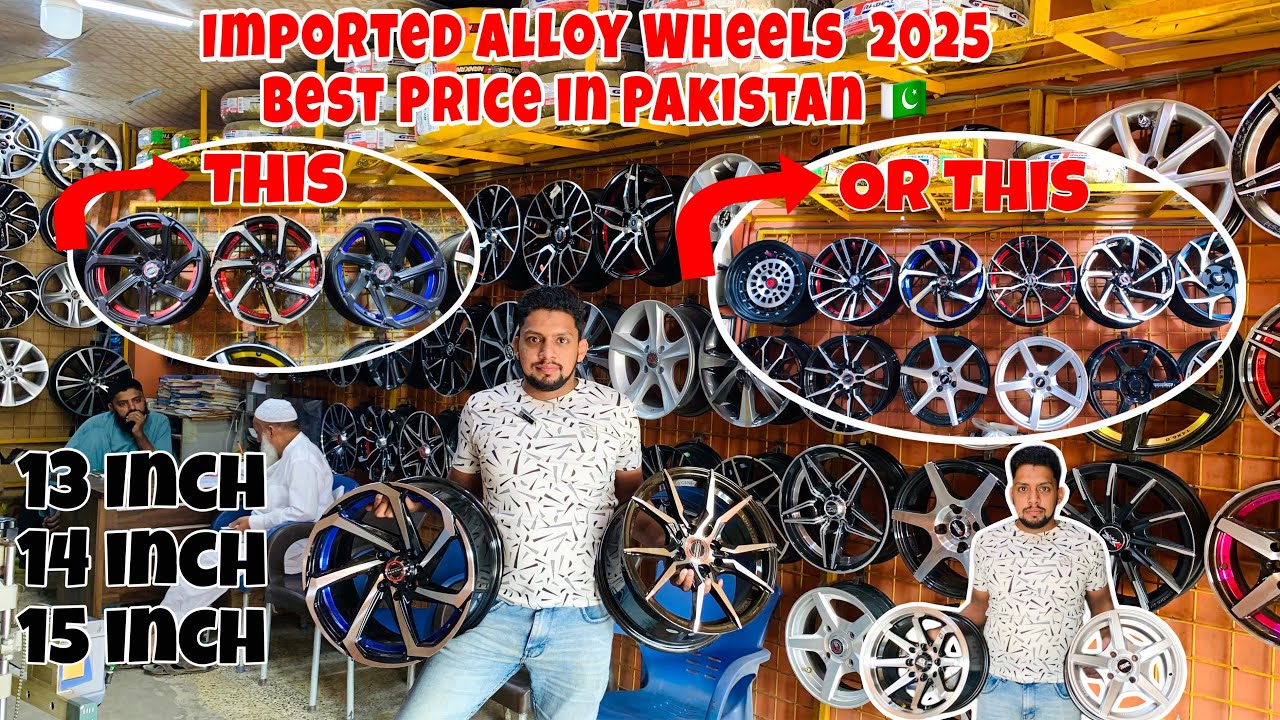 Imported Alloy Wheels 2025 | Honda,Toyota, Suzuki | Latest Designs ...