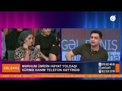 Sürmə dözməyib yenə studiyaya zəng vurdu - Gəl, Danış