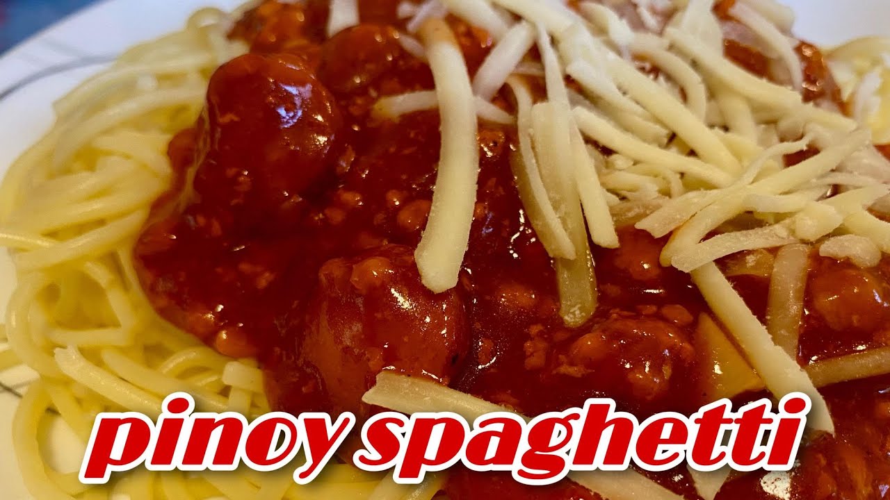 Spaghetti With Meatballs Filipino Style