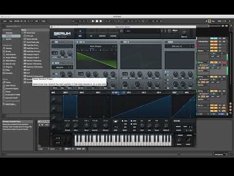 Xfer Serum riser and siren tutorial - YouTube