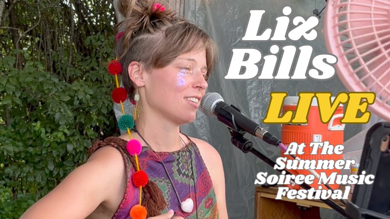 Liz Bills Solo Acoustic Set at Summer Soiree Music Festival - YouTube