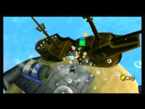 Super Mario Galaxy: Drip Drop Galaxy - Giant Eel Outbreak - YouTube