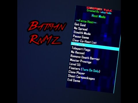 Bo2 Mod Menu (BATMAN V.5) + DOWNLOAD)!! - YouTube