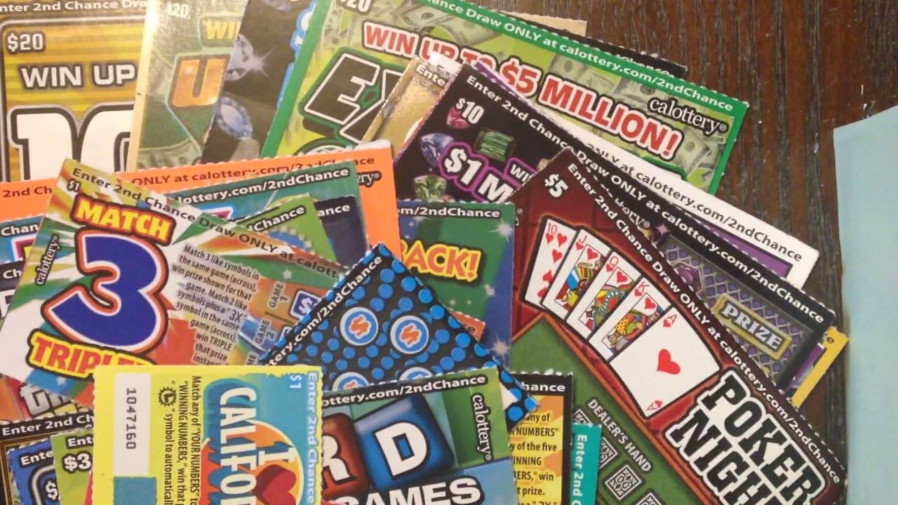 So Many California Lottery Scratch Off Tickets - YouTube