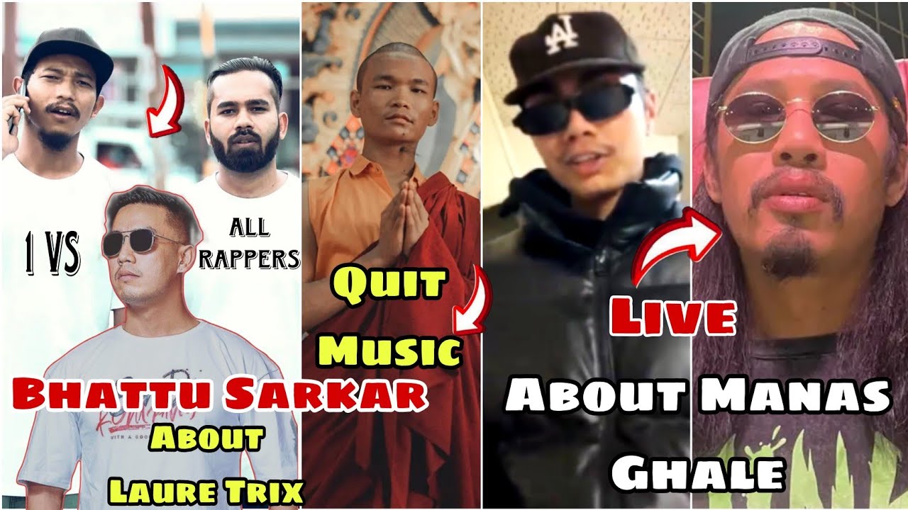 Trix Vs All Rapper Bhattu Sarkar About Laure|Jojo Raka 5 Tacks |Talks Manas Ghale | St Man Quit ...
