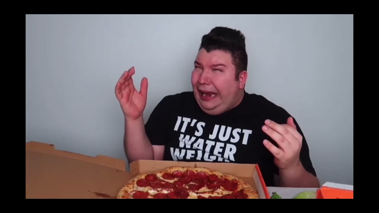 nikocado avocado didn't order vegetable and poporoni pizza - YouTube