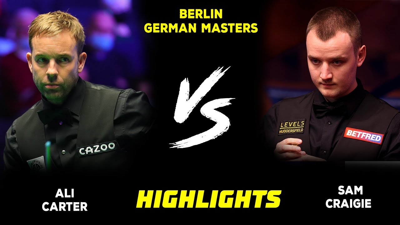 Defending champion Ali Carter vs Sam Craigie quarter-final highlights ...