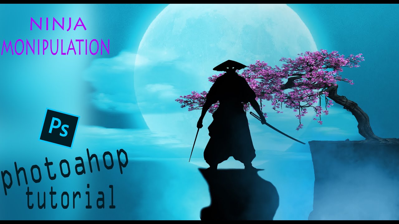 ninja monipulation photoshop tutorial. - YouTube