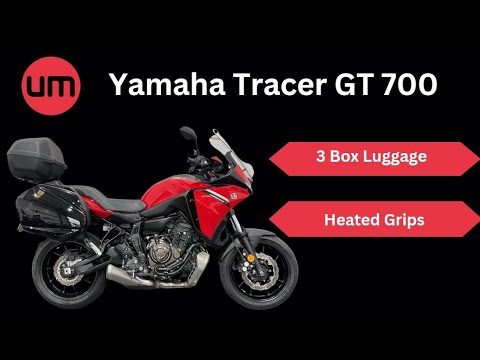 Yamaha Tracer GT 700 - 3 Box Luggage - Walk Around - YouTube