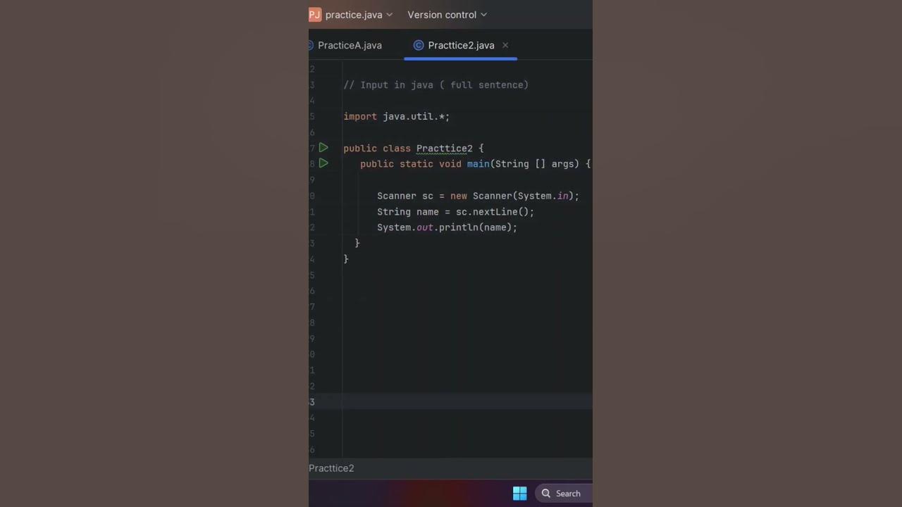 Printing Full Sentences Through Users In Java Java Java Code Java Javacode Javacoding