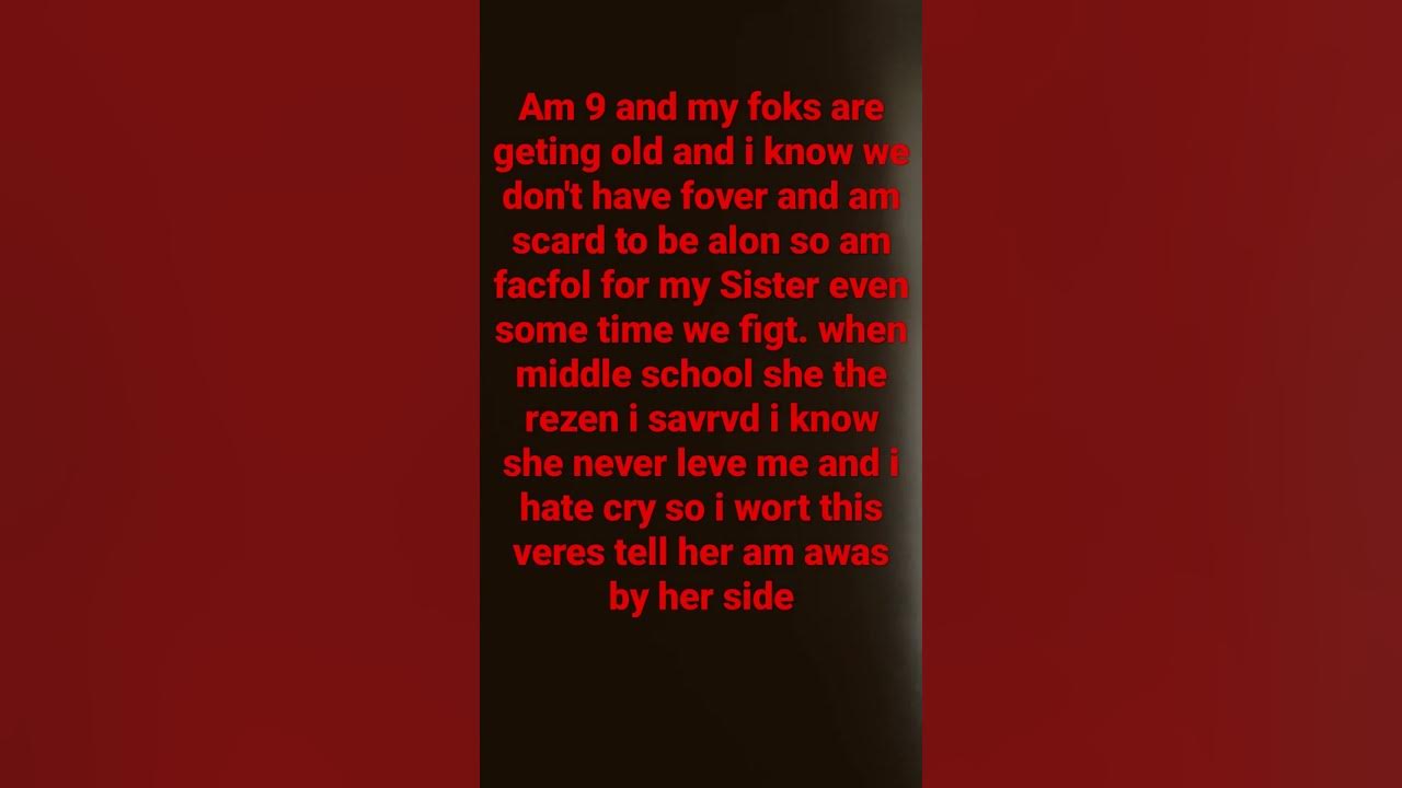 Love You Sis Youtube