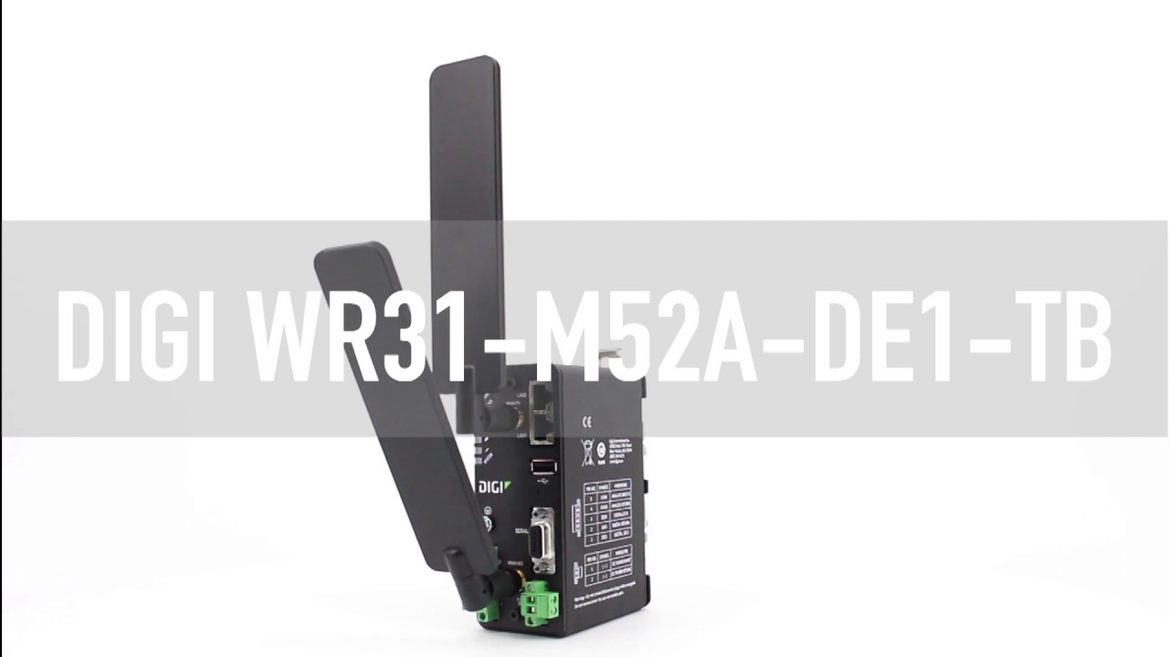 Digi WR31 M52A DE1 TB - YouTube