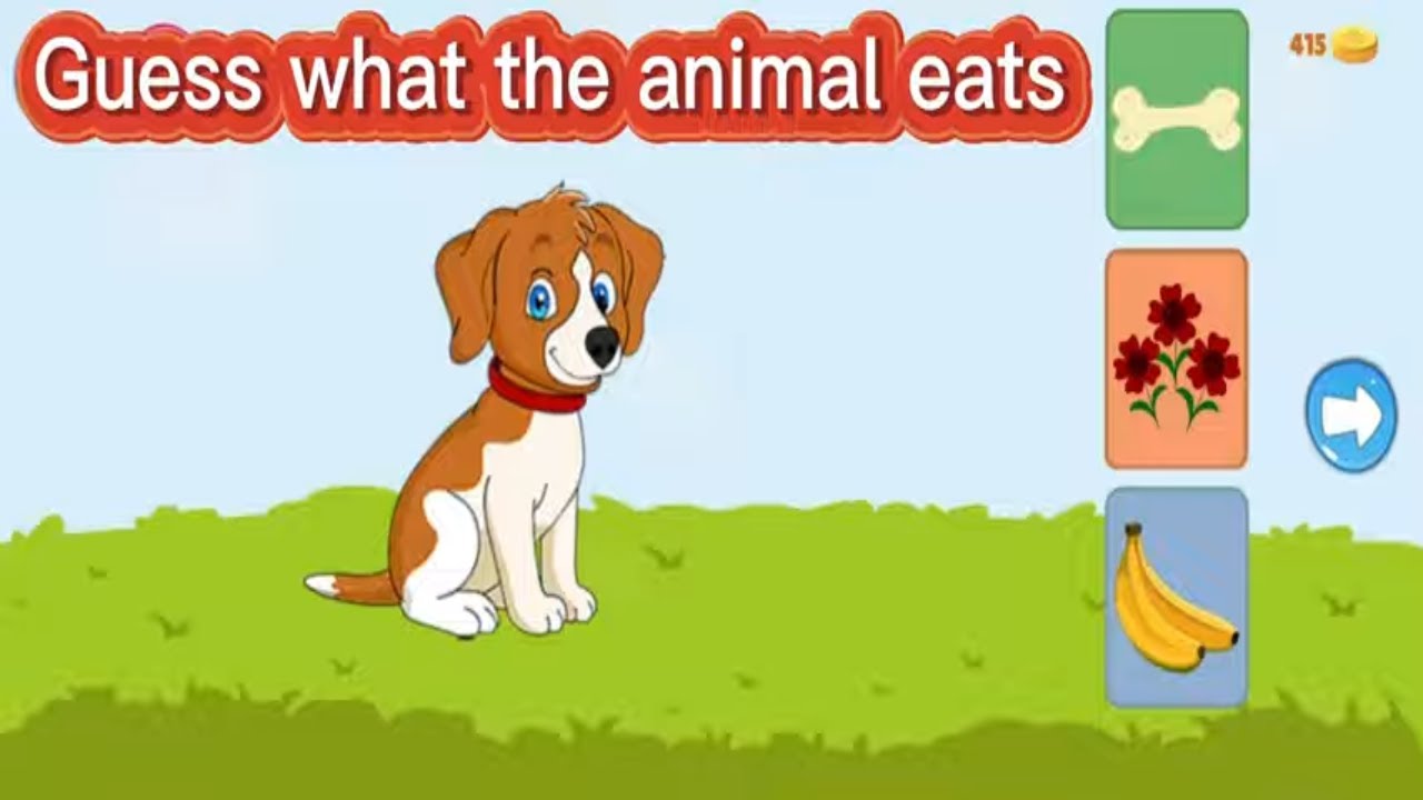 Guess what the animal eats - educational video for autistic children ...