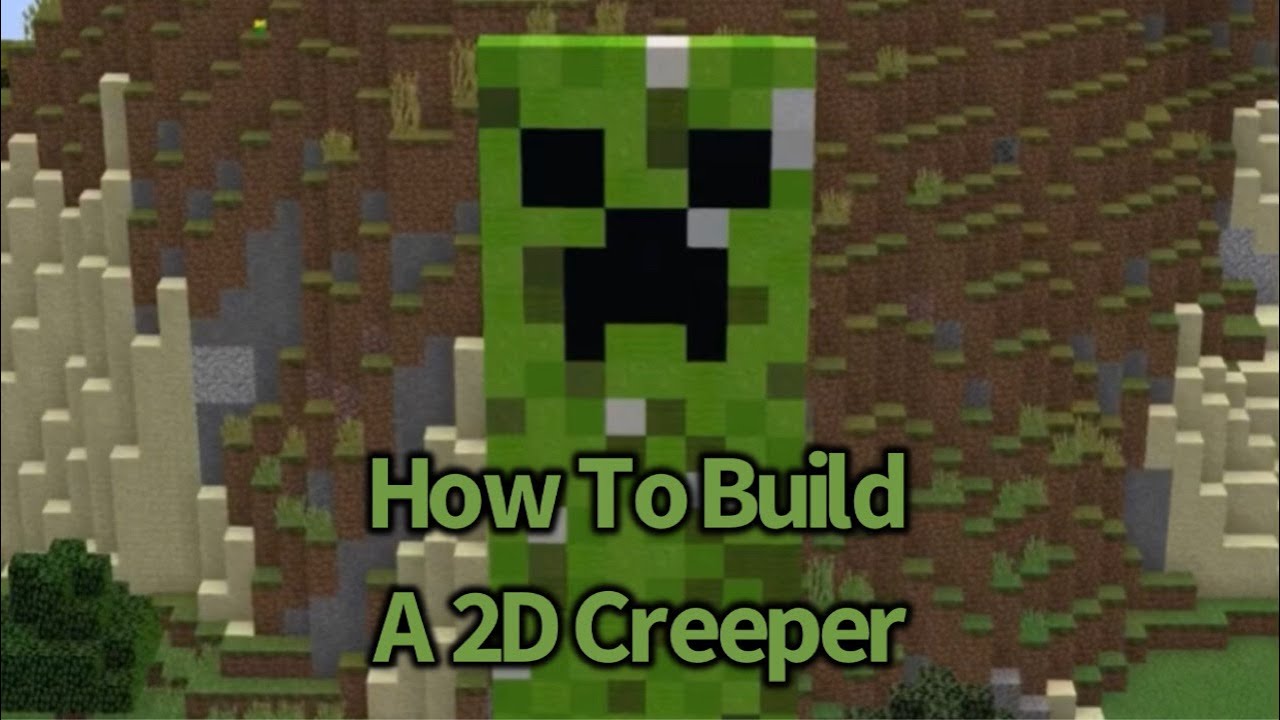 Minecraft: How To Build A CREEPER in Minecraft - YouTube