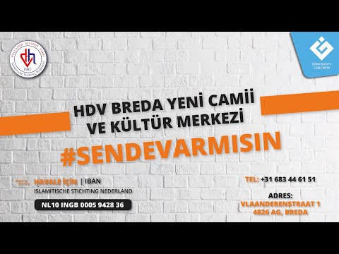 HDV BREDA YENİ CAMİİ YARDIM KAMPANYASI