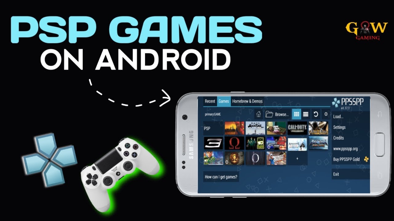 PPSSPP PSP Emulator Setup in Tamil |PSP Games|Gow Gaming - YouTube