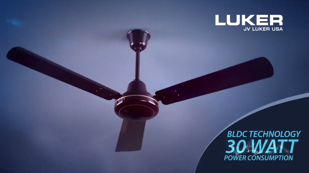 LUKER ECO 30 PRIME FANS | ENEERGY EFFICIENT | BLDC TECHNOLOGY - YouTube