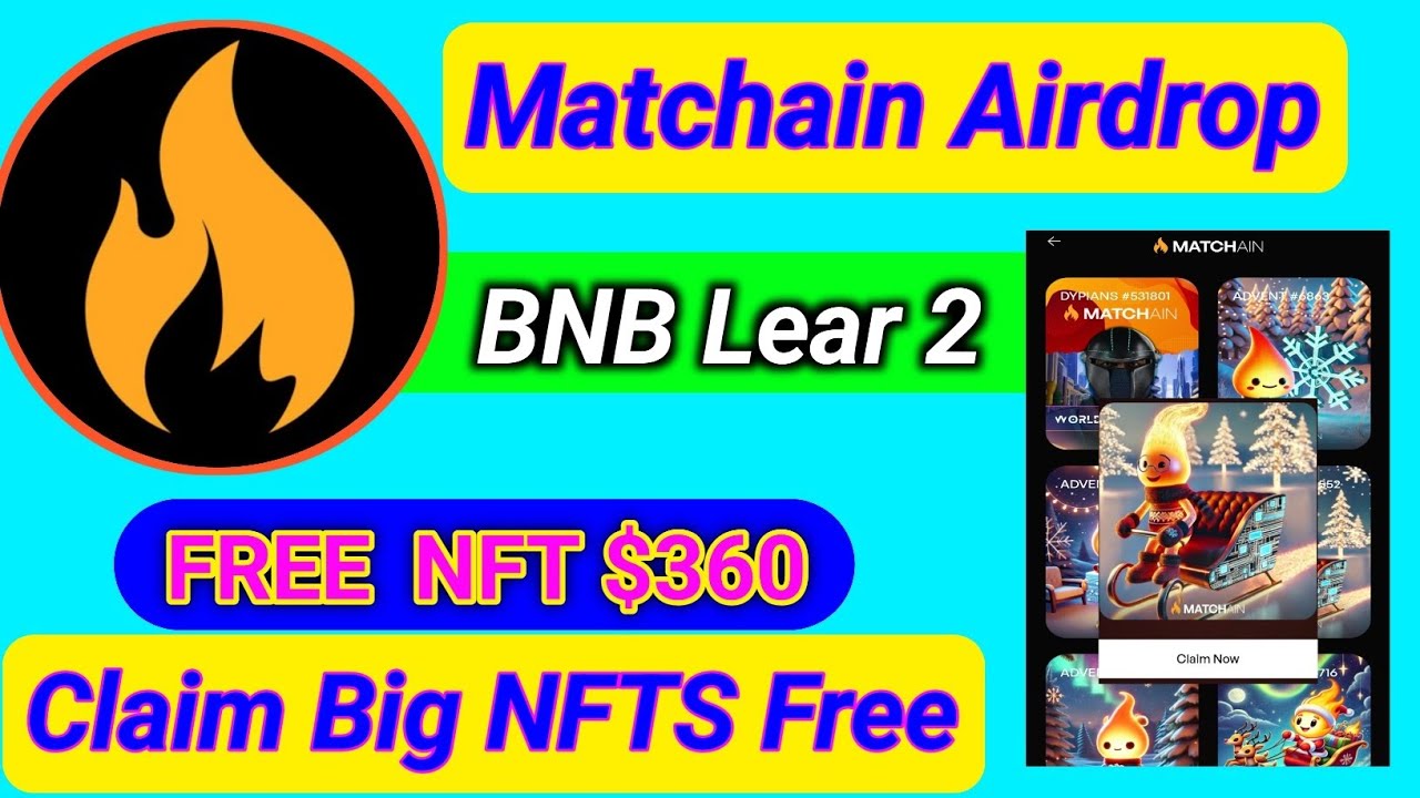Matchain Biggest Airdrop || Matchain Claim NFT || Matchain Daily 100000 ...