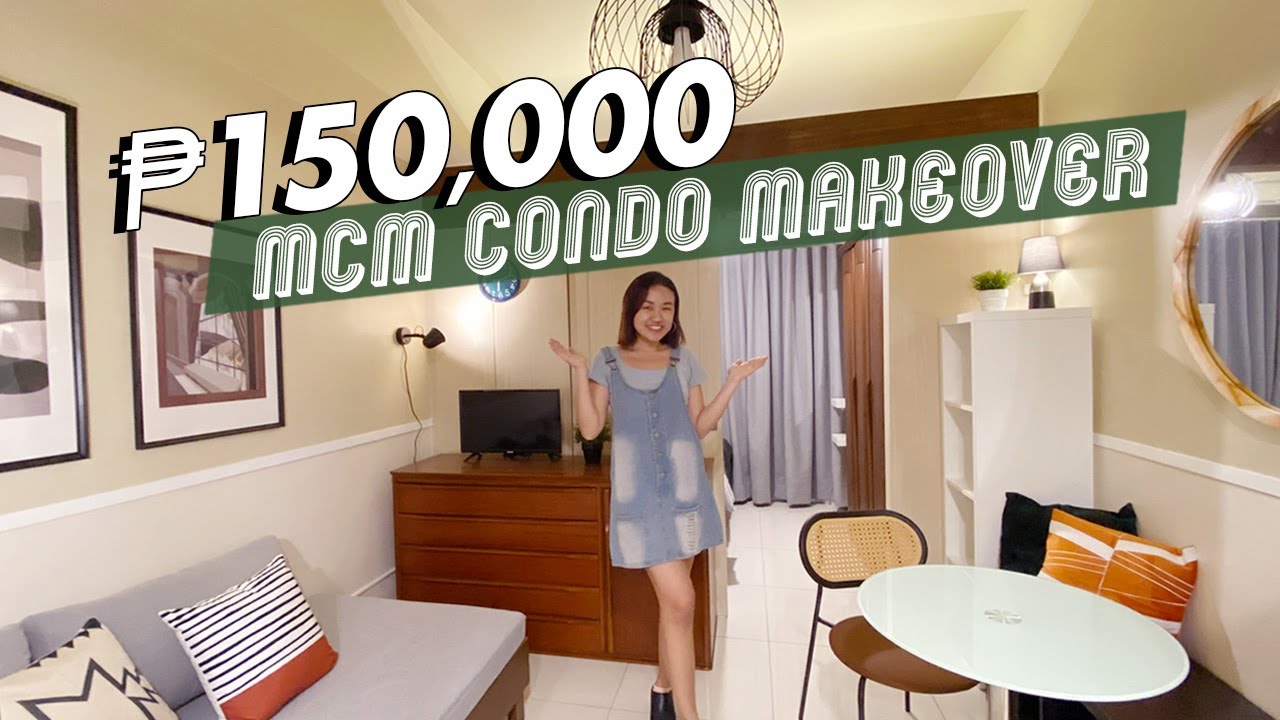 Transforming a Bare 23sqm Condo for only ₱150,000!!!🪄 MCM Inspired Design 🛋️ // by Elle Uy - YouTube