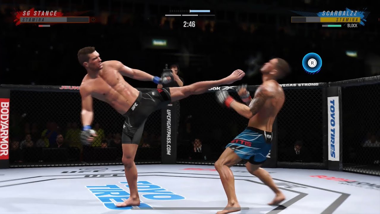 UFC 4 | Impeccable head kick setup - YouTube