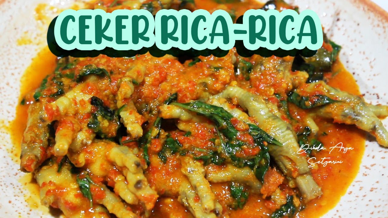 Resep Ceker Rica-Rica Pedas Kemangi | Rica-Rica Ceker - YouTube