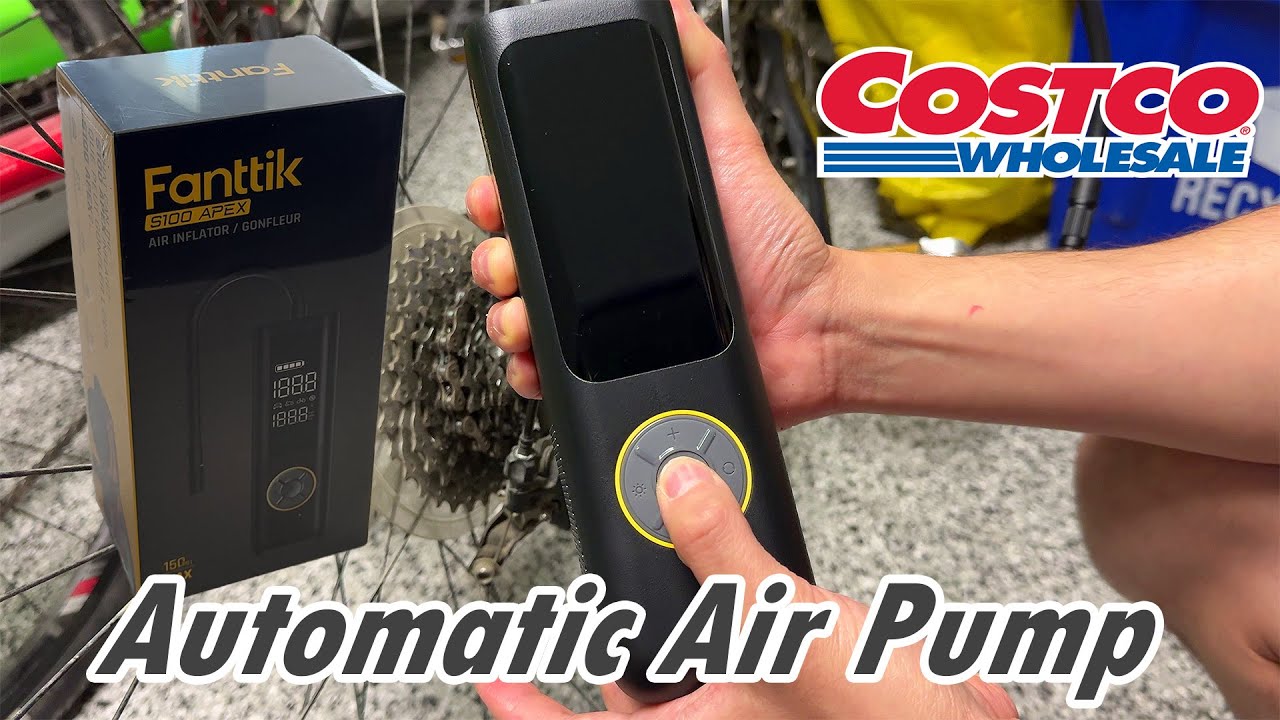 Fanttik S100 APEX Air Inflator Automatic Air Pump from Costco - YouTube