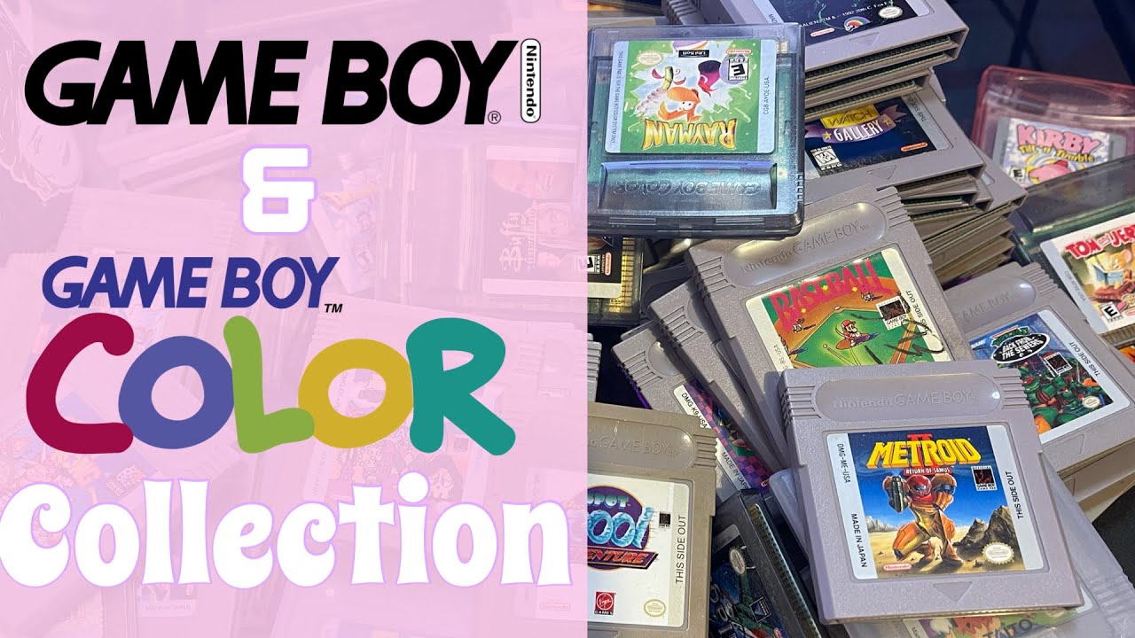 Nintendo Game Boy & Game Boy Color Collection (Loose Cartridges) - YouTube