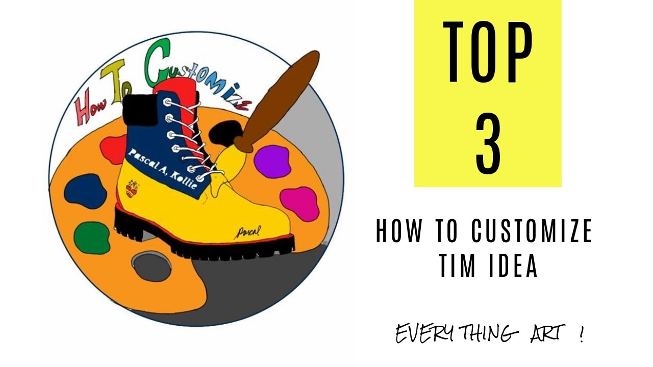 How to customize timberlands boots - YouTube