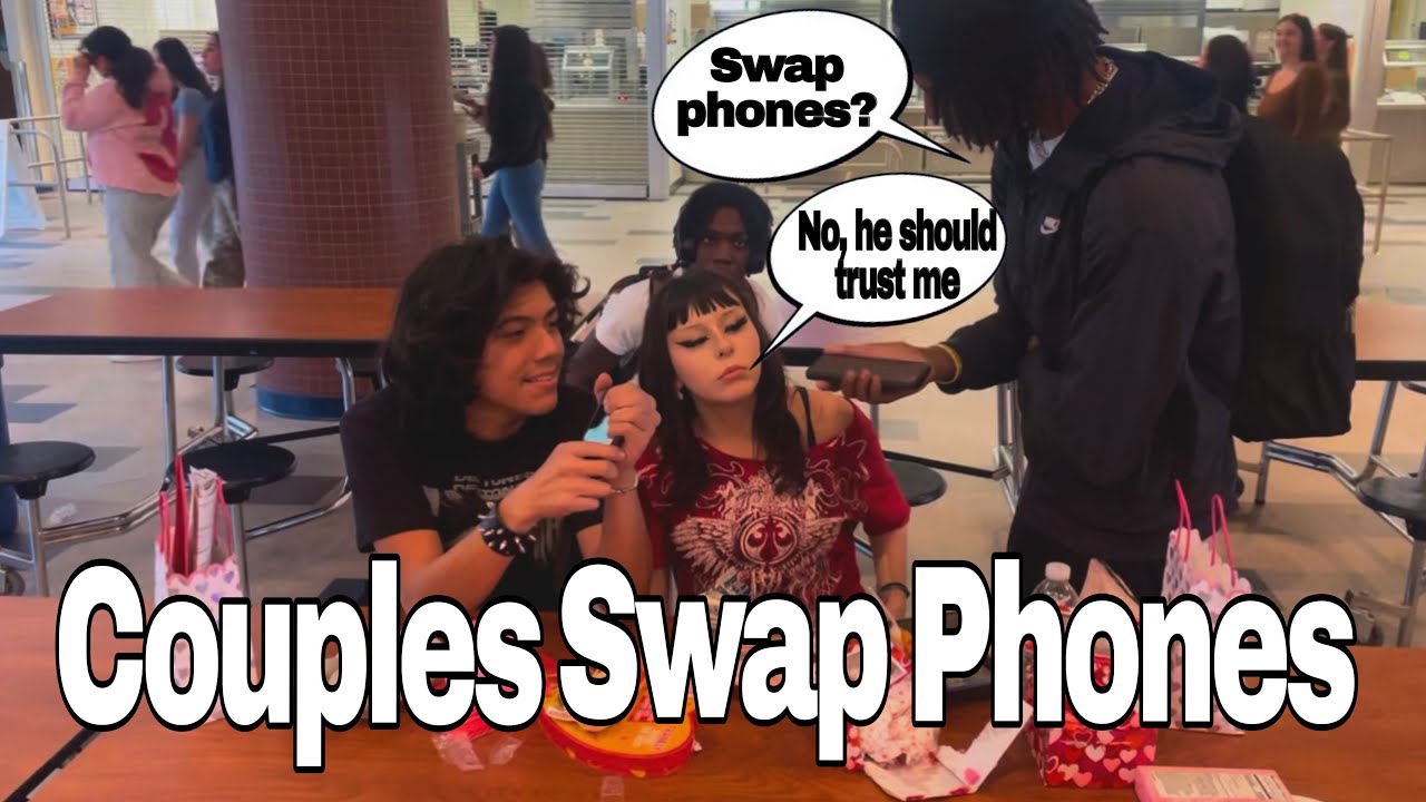 Couples Swap Phones for Valentines Day - YouTube