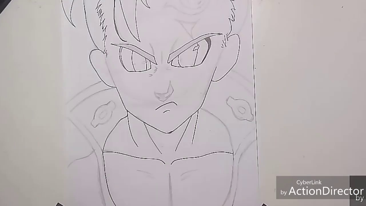 Speed drawing-zeldris(nanatsu no taizai) - YouTube