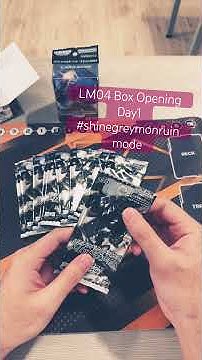 LM04 Box Opening Day1 #shinegreymonruinmode #digimoncardgame #dtcg - YouTube