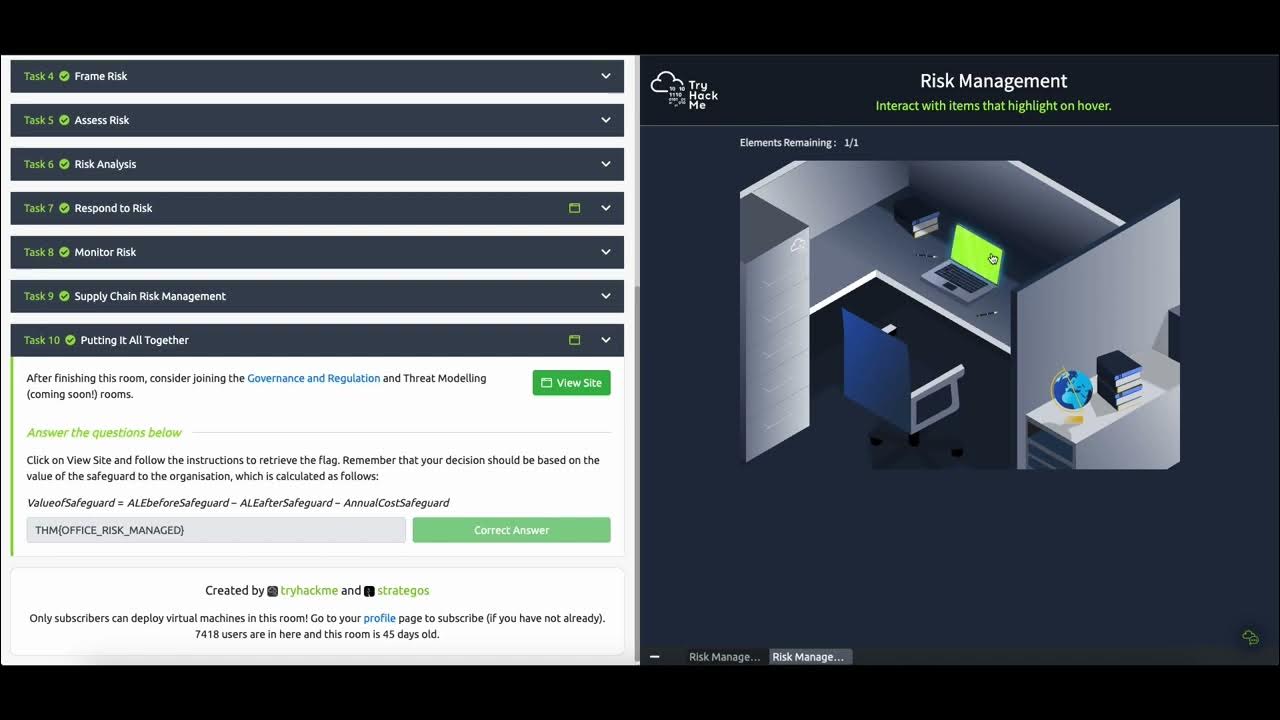 TryHackMe | Security Engineer | Risk Management / NEW / - YouTube