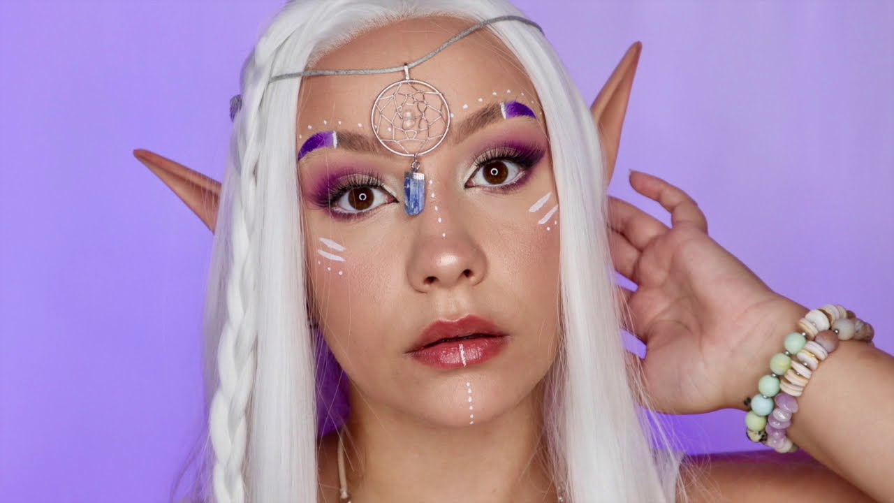 💜 Elf Cosplay Makeup💜 - YouTube