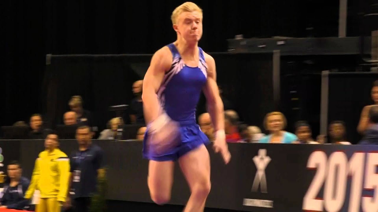 Cameron Bock - Vault - 2015 P&G Championships - Sr. Men Day 2 - YouTube