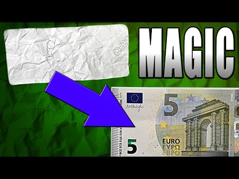 PAPIER ZU GELDSCHEIN ERKLÄRUNG - Zaubertricks mit Auflösung zum Nachmachen
