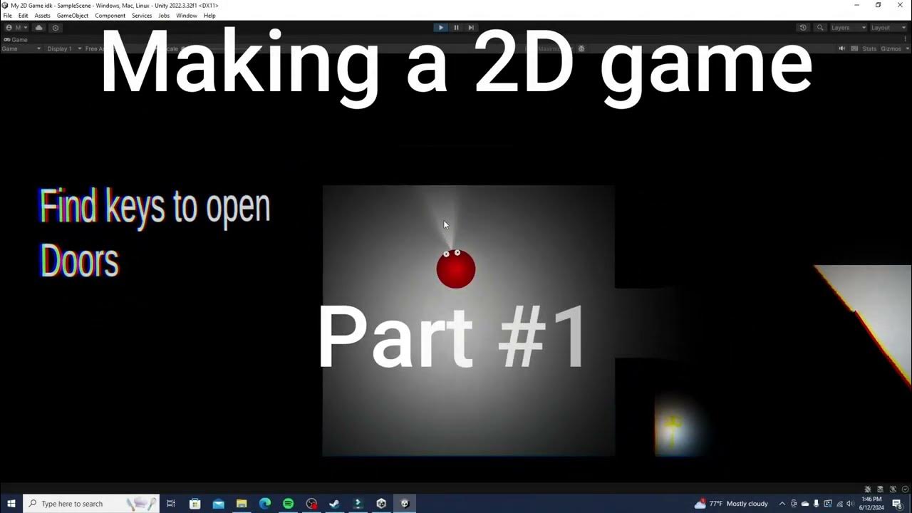Making a 2D Video Game In Unity - YouTube
