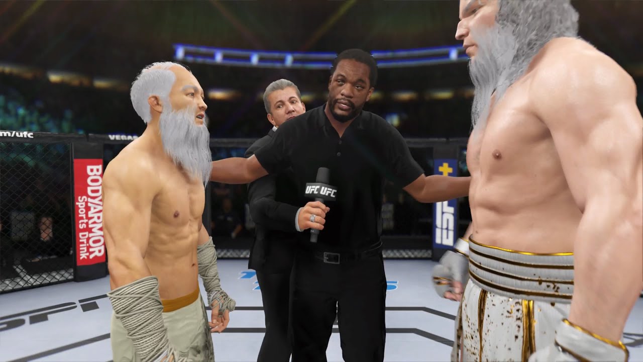 UFC 4 - Old Bruce Lee vs. Zeus The God - Epic Fight 👊🐉 - YouTube