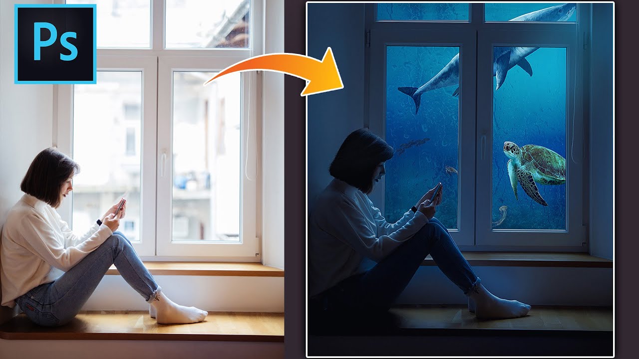 Fantasy underwater manipulation in photoshop | easy tutorial - YouTube