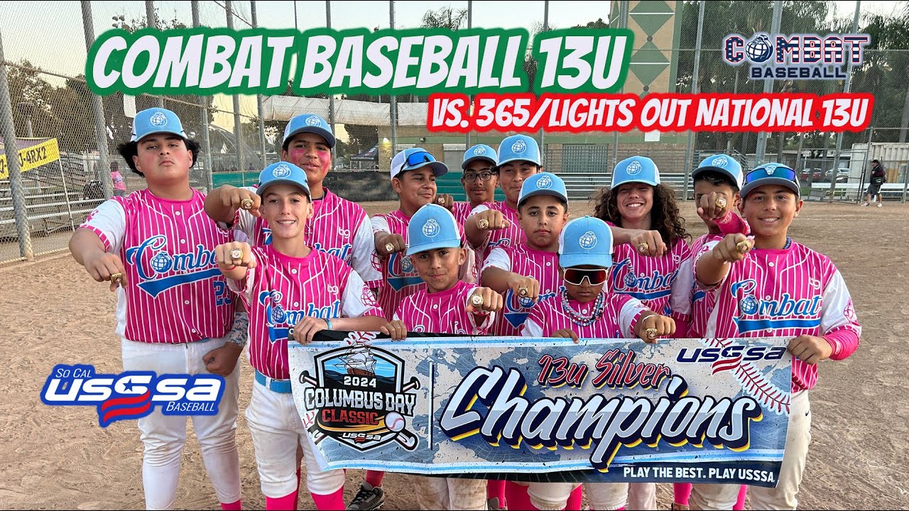Combat Baseball 13u vs. 365 Lights Out National 13u - YouTube